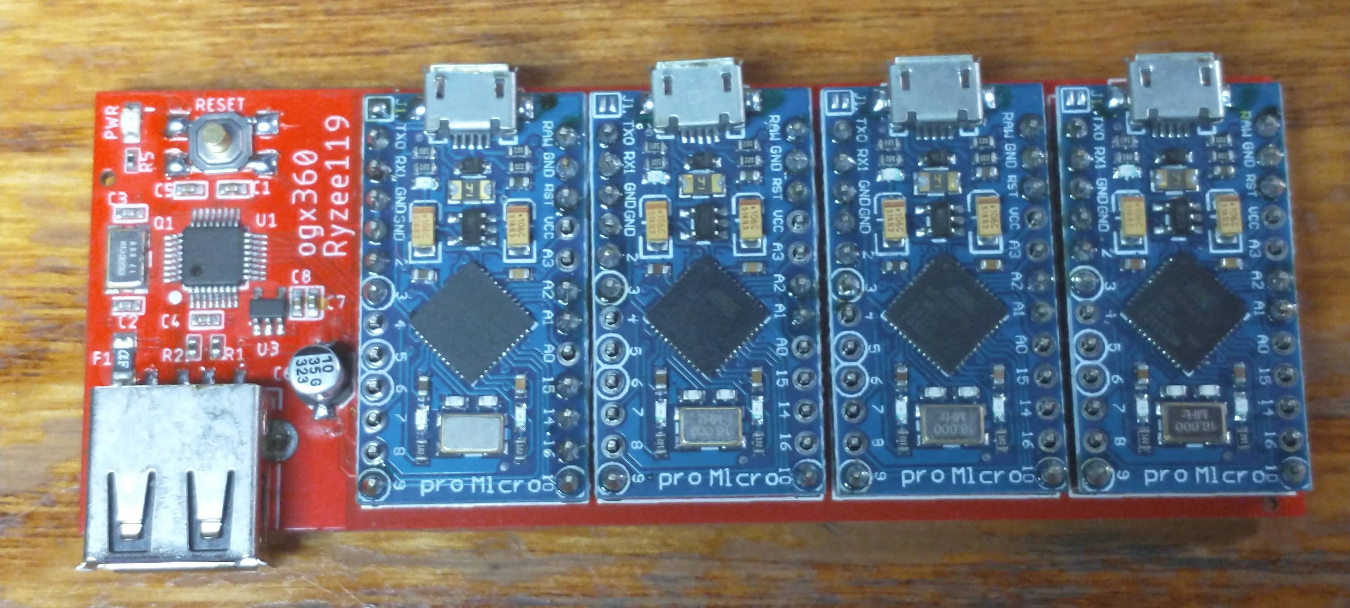 OGX360 - 4 channel Controller Adapter (Board Only) – TK's Custom Super Modz