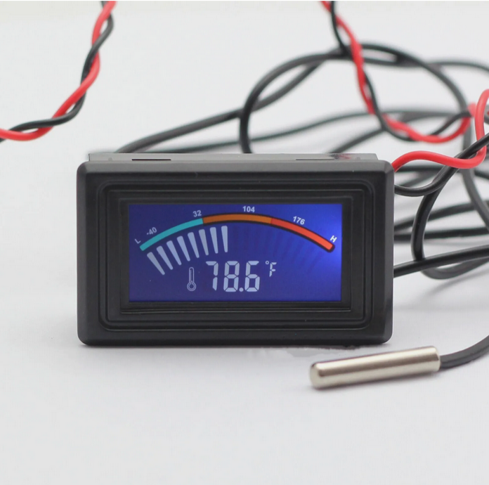Fahrenheit/Celsius Digital Temperature Meter – TK's Custom Super Modz