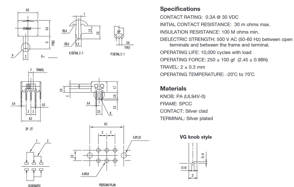DPDT Micro Switch (Replacement for Xecuter 2.x Series Chips) – TK's ...